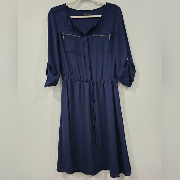 Reitmans | Dresses | Reitmans Navy Blue Versatile Dress | Poshmark